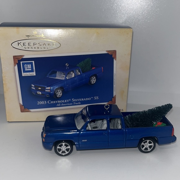 Hallmark | Holiday | Hallmark 203 Chevy Silverado Ss Blue Truck ...